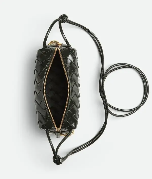 Bottega Veneta Mini Loop Camera Bag - Dark Green | Editorialist